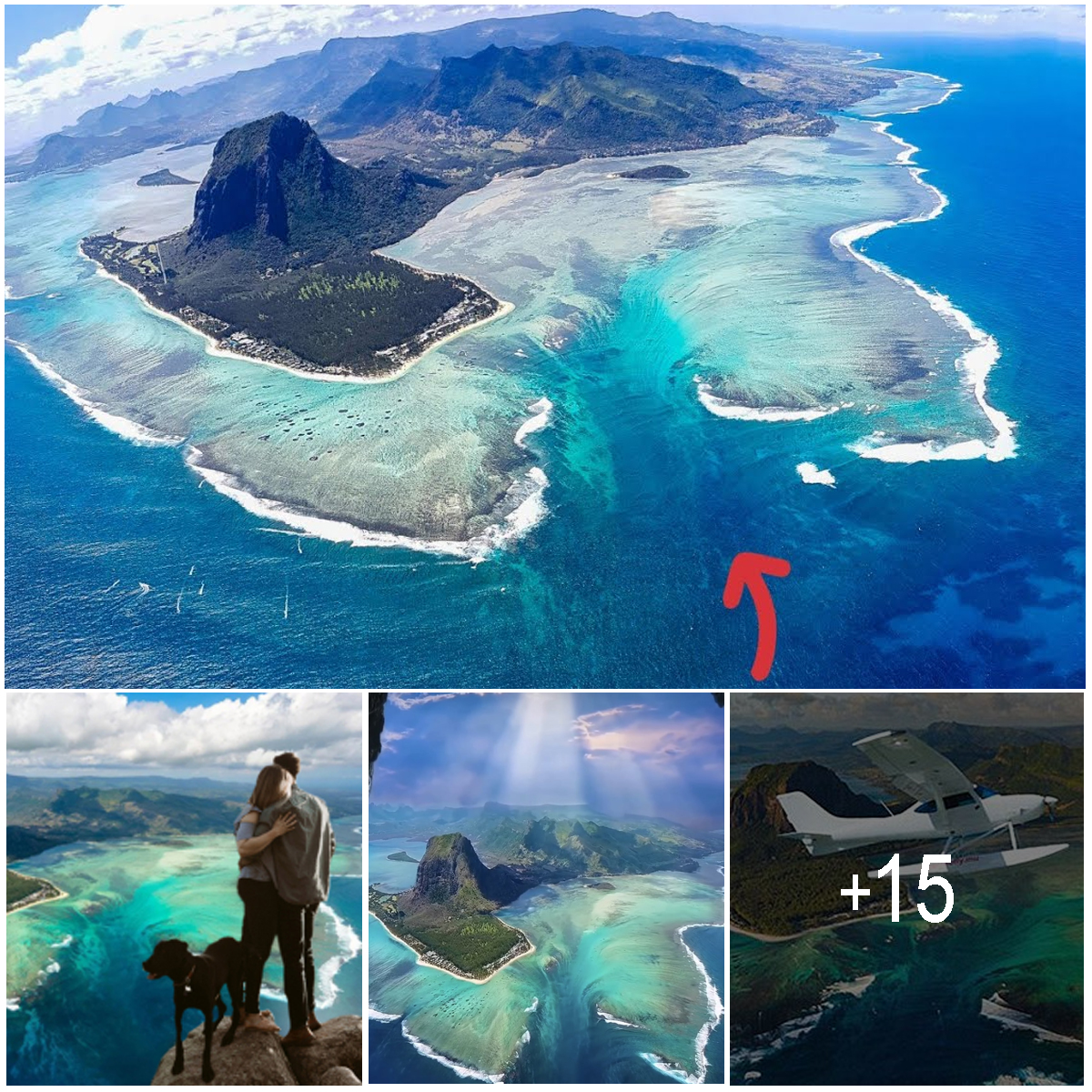 The Incredible ‘Underwater Waterfall’ of Mauritius - Amazing Nature